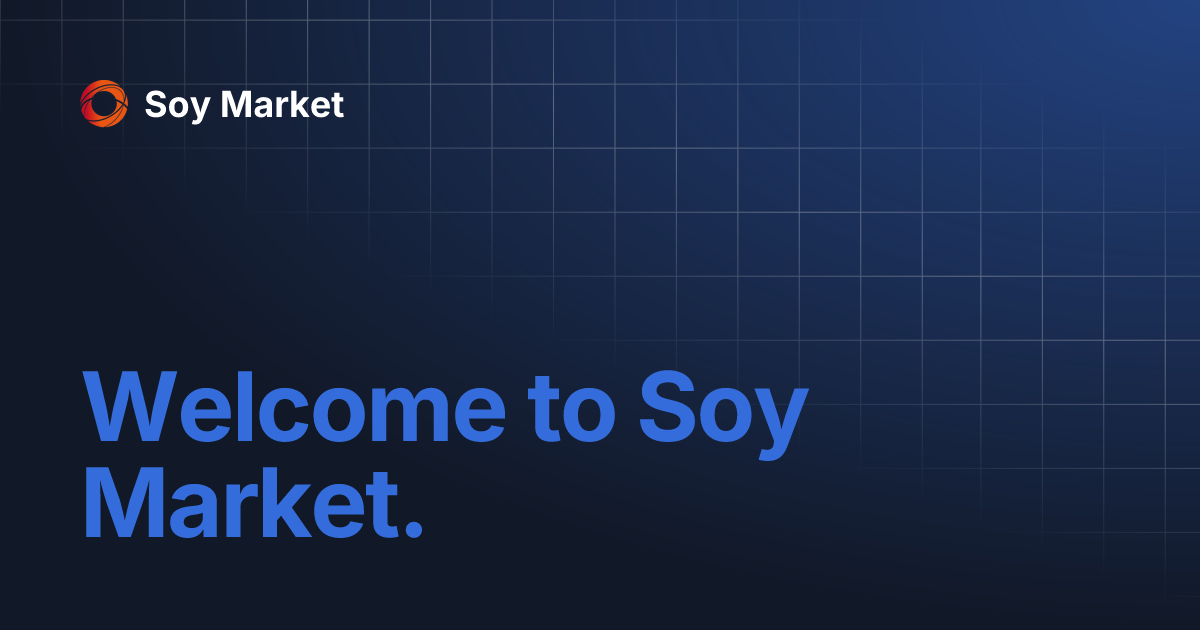 Welcome to Soy Market. | Soy Market